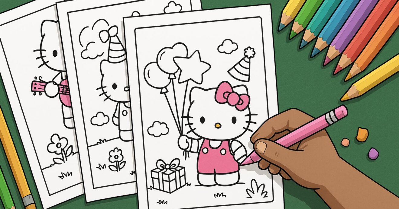 58 Hello Kitty Coloring Pages (Free Printable PDFs)