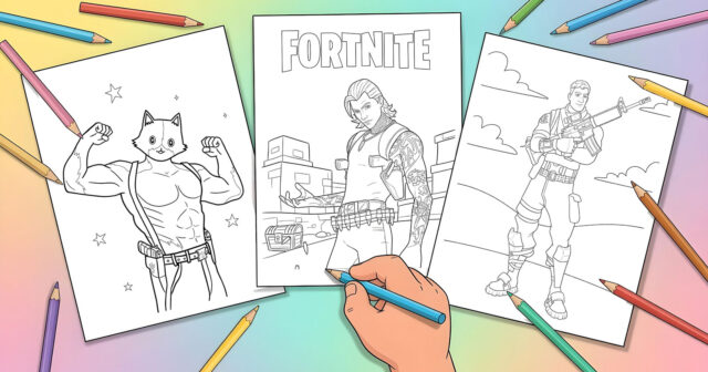 21 Fortnite Coloring Pages (Free Printable PDFs)