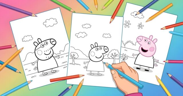 47 Peppa Pig Coloring Pages (Free Printable PDFs)