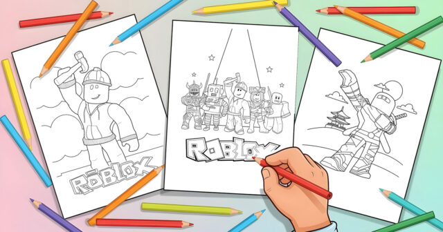 20 Roblox Coloring Pages (Free Printable PDFs)