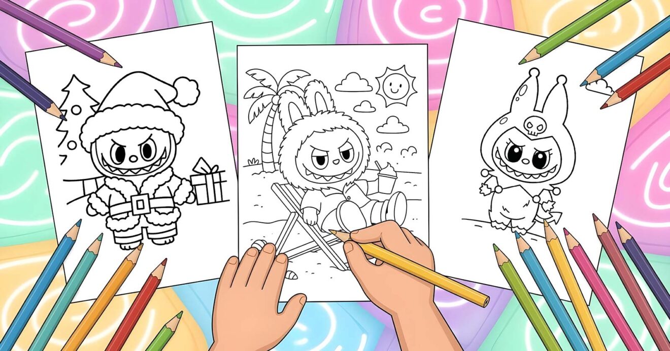 31 Labubu Coloring Pages (Free Printable PDFs)