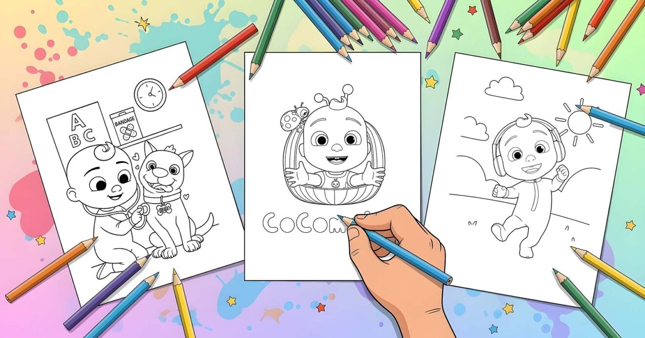 20 Cocomelon Coloring Pages (Free Printable PDFs)