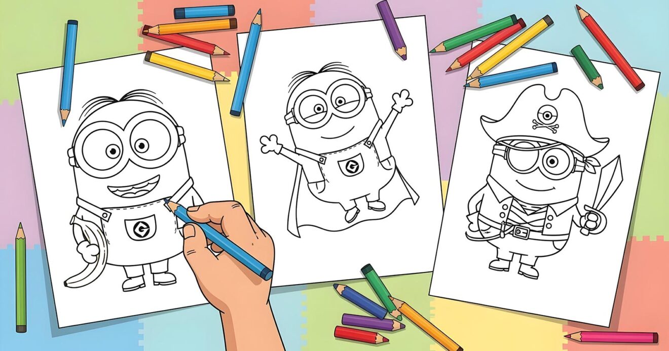 53 Minions Coloring Pages (Free Printable PDFs)