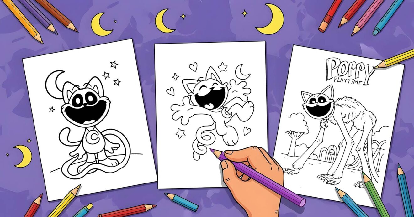 18 Catnap Coloring Pages (Free Printable PDFs)