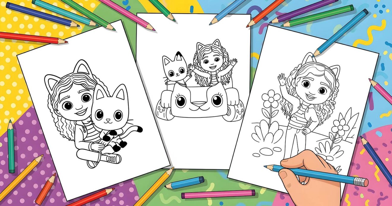 20 Gabby's Dollhouse Coloring Pages (Free Printable PDFs)