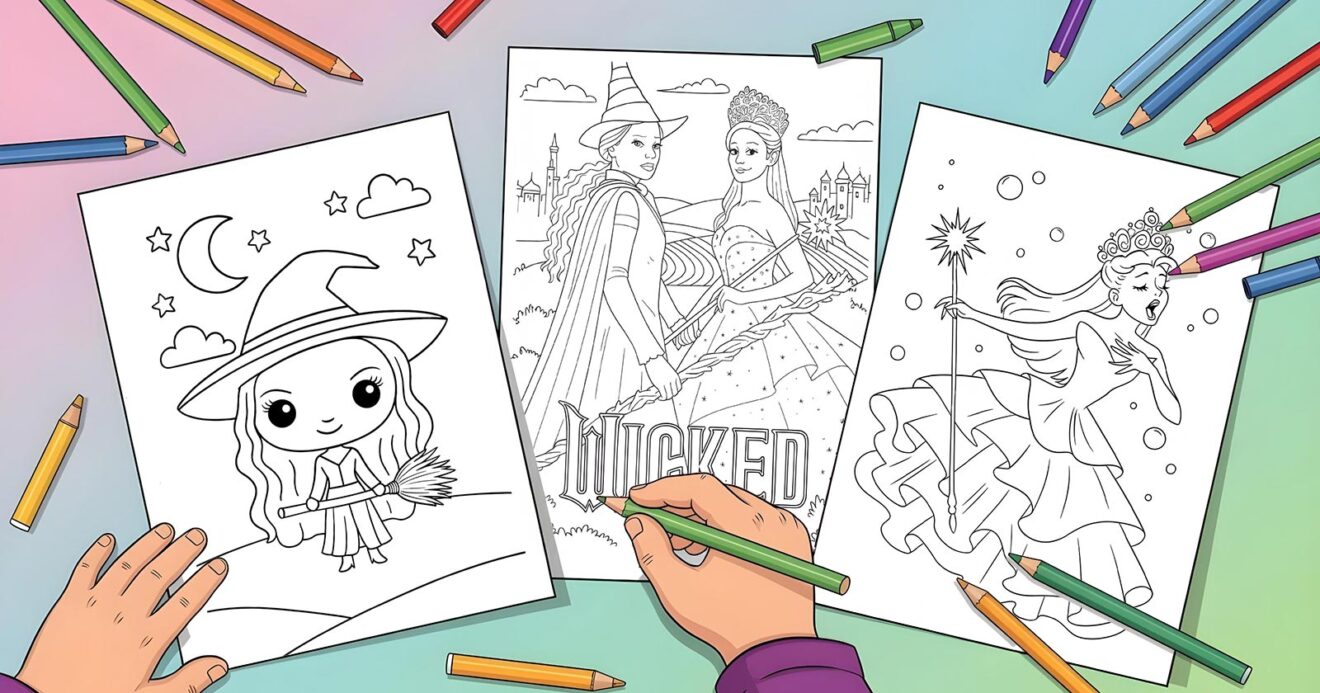 18 Wicked Coloring Pages (Free Printable PDFs)