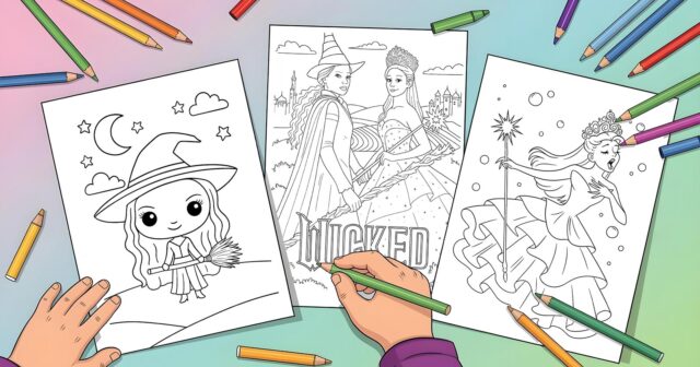 18 Wicked Coloring Pages (Free Printable PDFs)