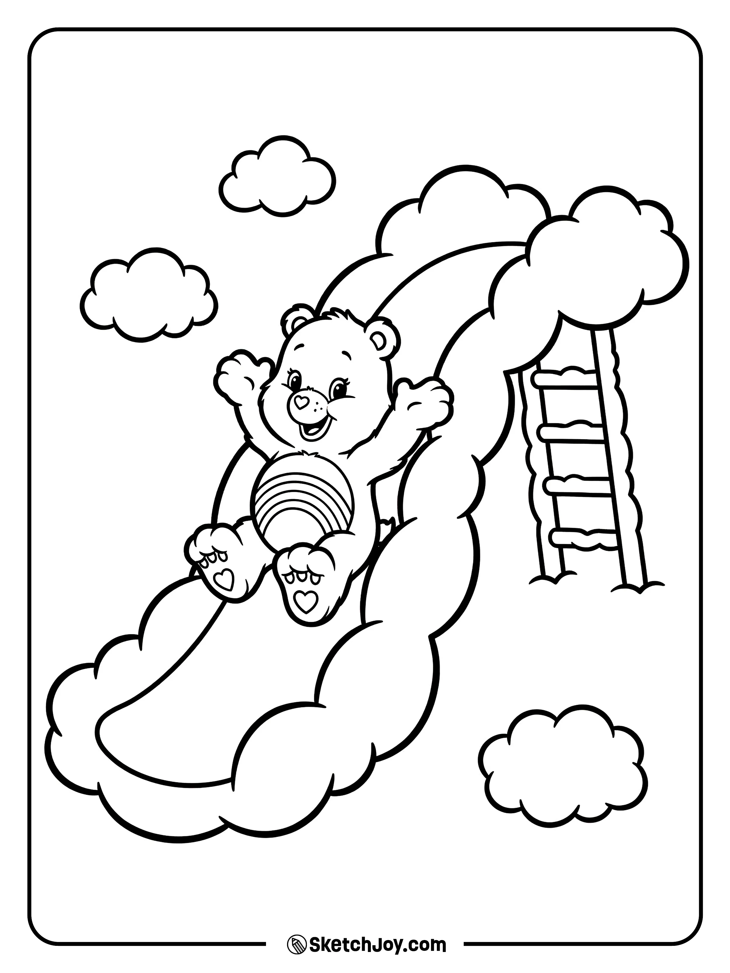 38 Care Bears Coloring Pages (Free Printable PDFs)
