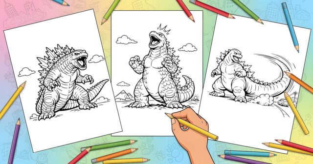 37 Godzilla Coloring Pages (Free Printable PDFs)