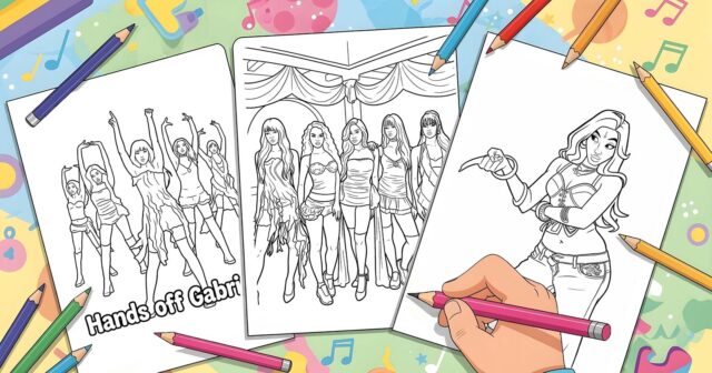 30 KATSEYE Coloring Pages (Free Printable PDFs)