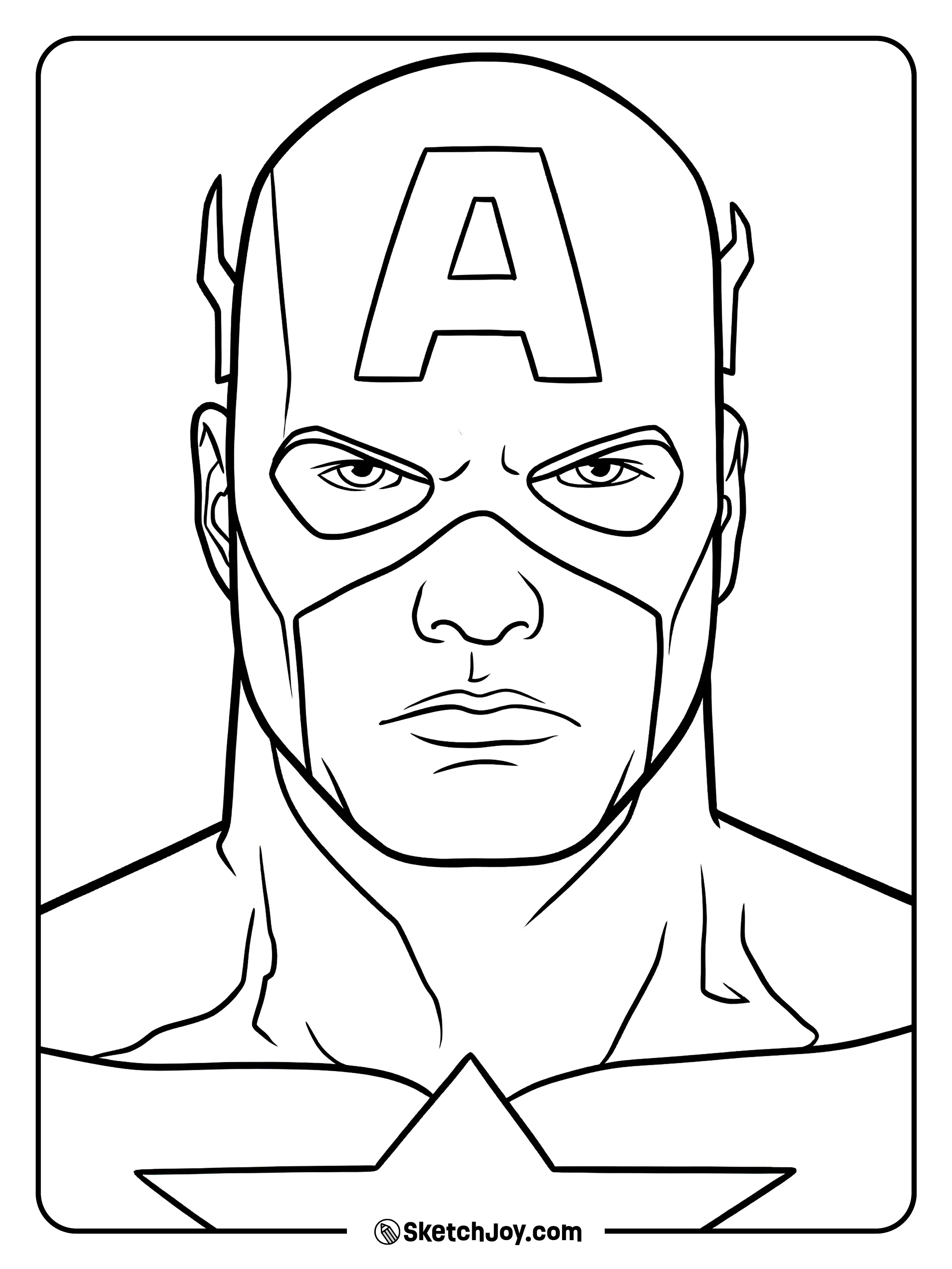 50 Captain America Coloring Pages (Free Printable PDFs)