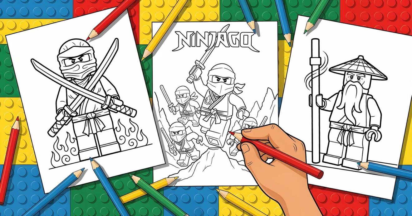 38 Ninjago Coloring Pages (Free Printable PDFs)