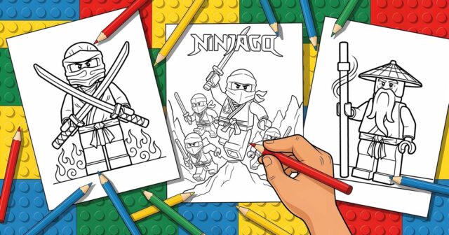 38 Ninjago Coloring Pages (Free Printable PDFs)
