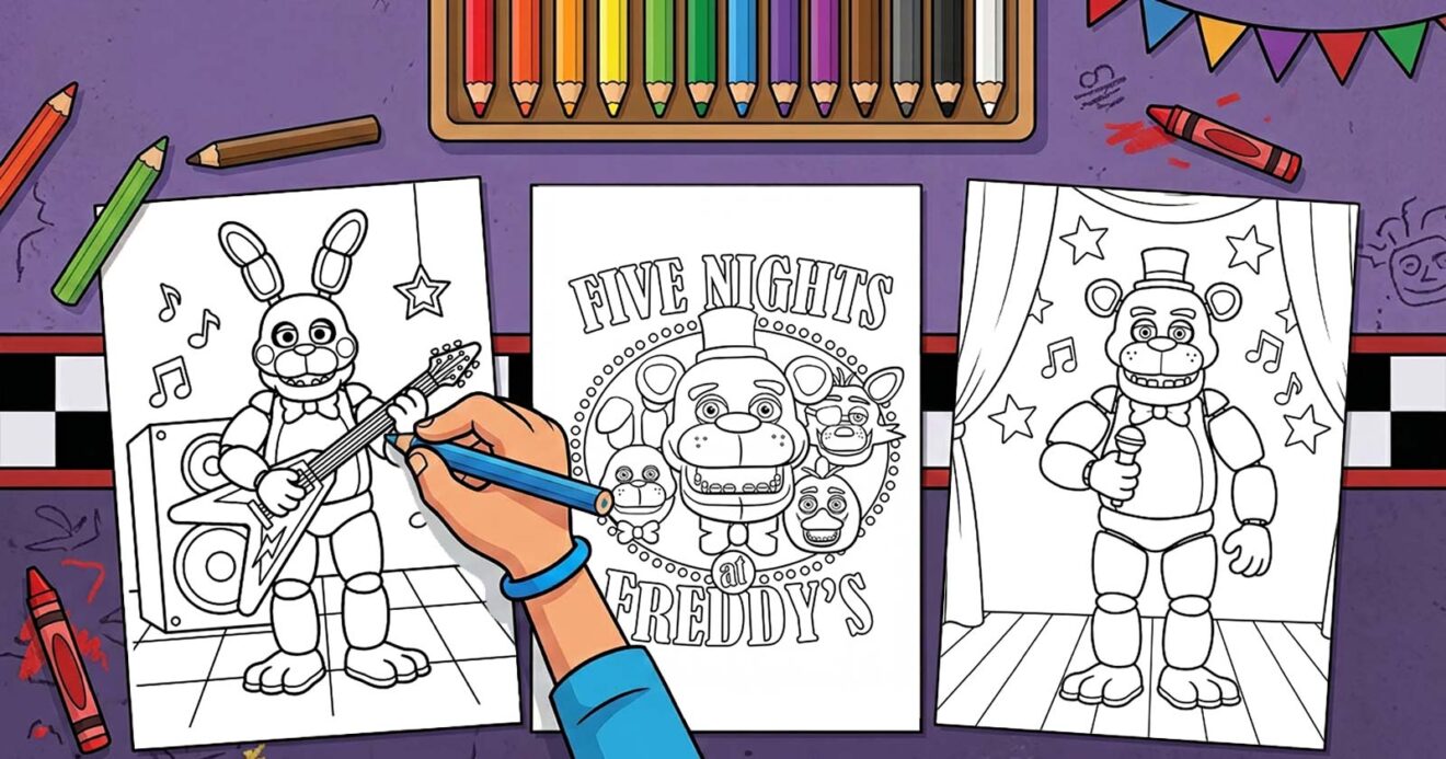 40 Five Nights at Freddy’s Coloring Pages (Free Printable PDFs)