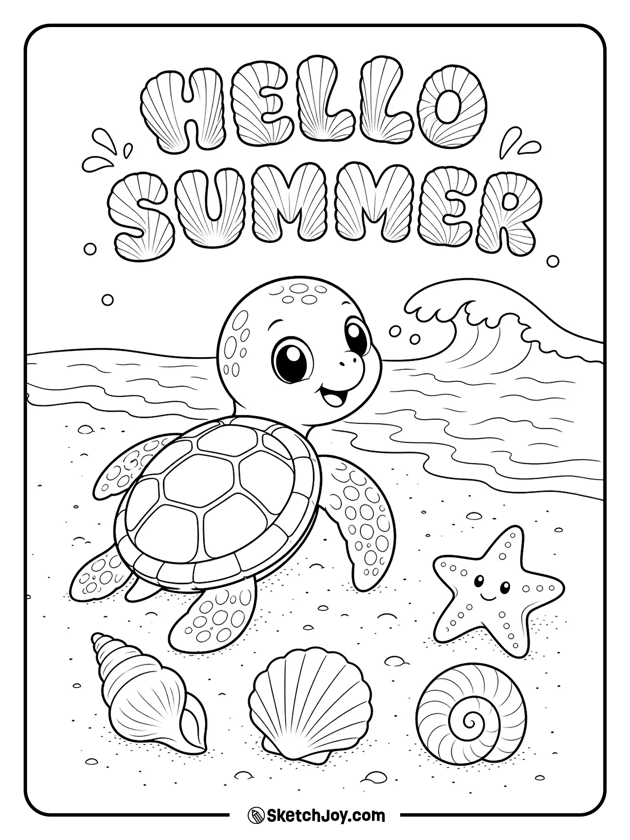 60 Summer Coloring Pages (Free Printable PDFs)