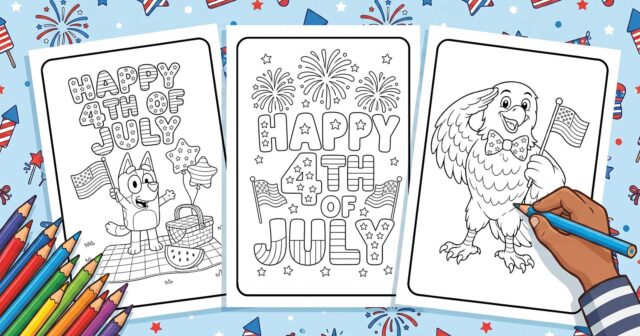 4th of July Coloring Pages (49 Free Printable PDFs)